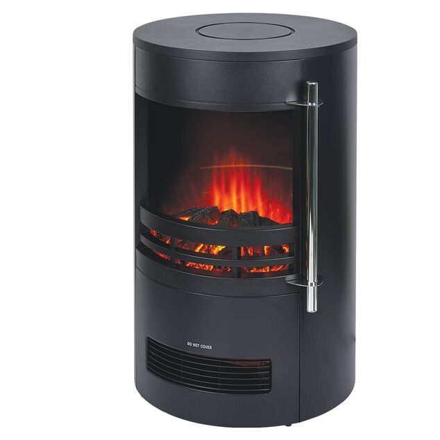 Poêle soufflant 2en1 Homday déco effet flamme | GIFI