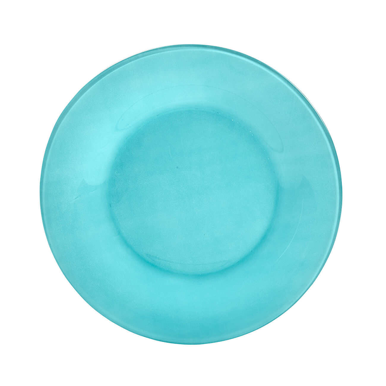 Assiette à dessert ronde verre Luminarc Zana bleue Ø20cm | GIFI