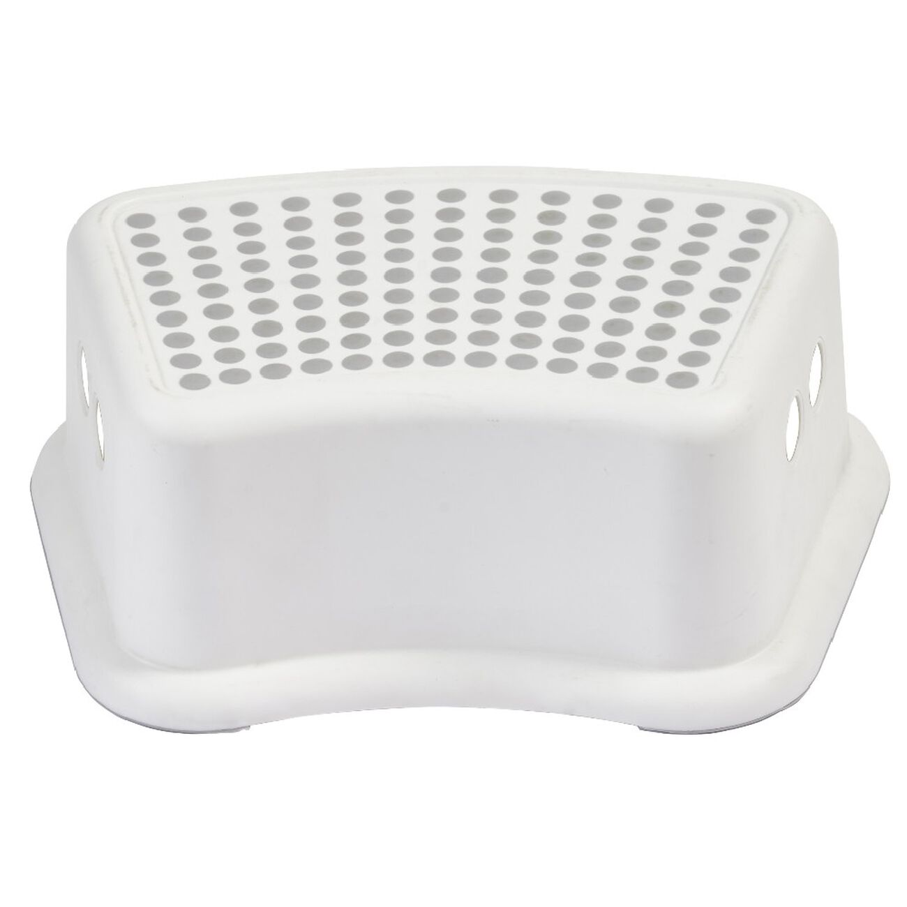 Repose pied surface antidérapante blanc et gris | GIFI