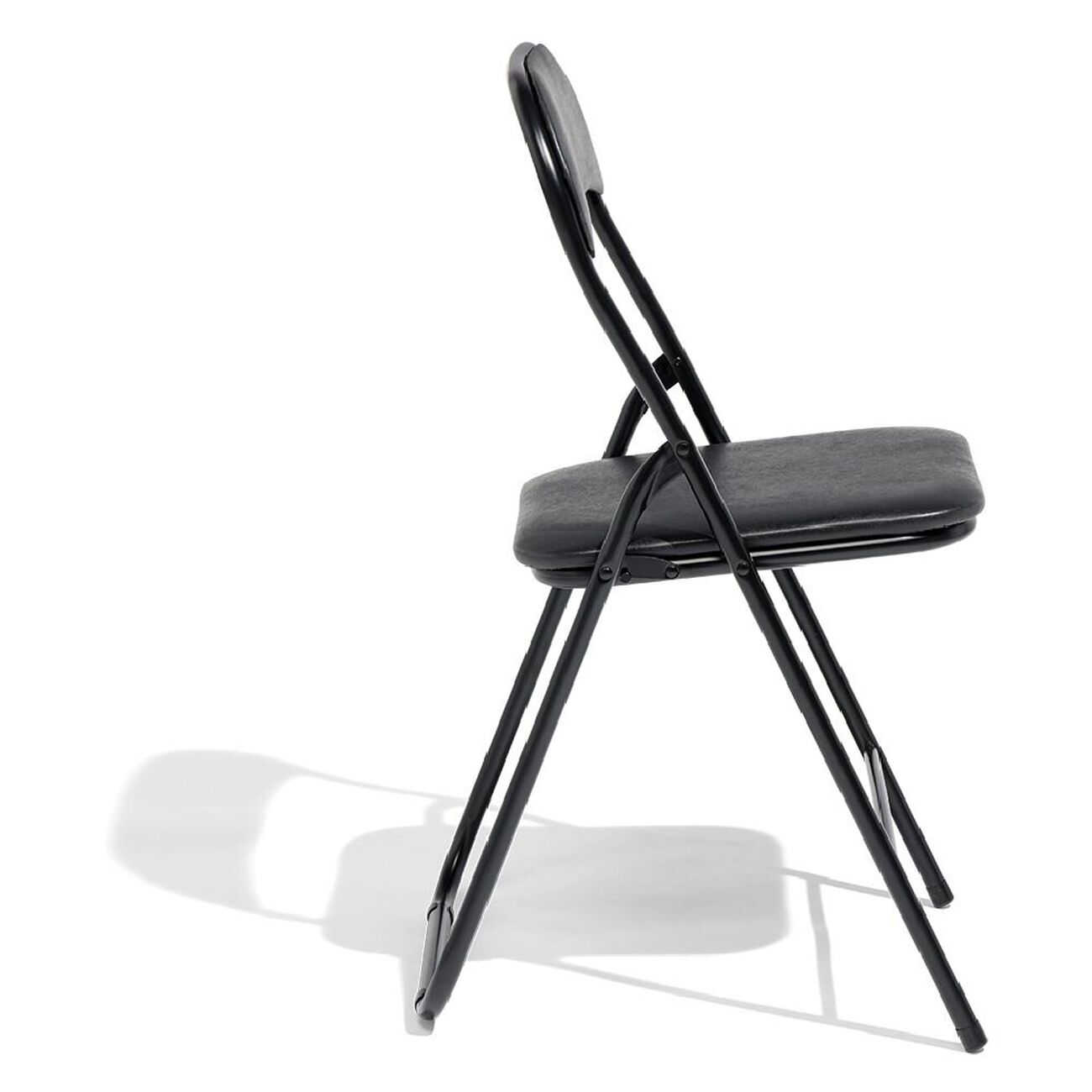 Chaise pliante Tracy métal noir 44x45x79cm | GIFI