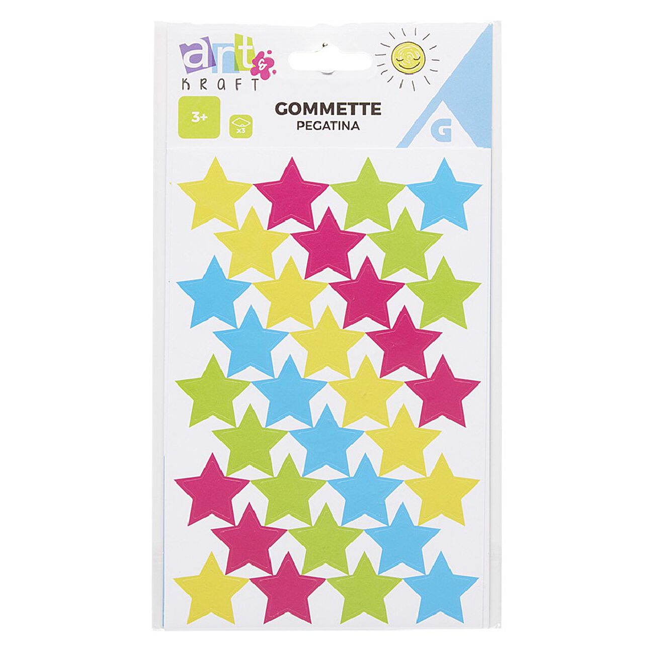 Set de gommettes 4 couleurs | GIFI