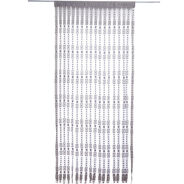 Rideau fils jacquard gris | GIFI