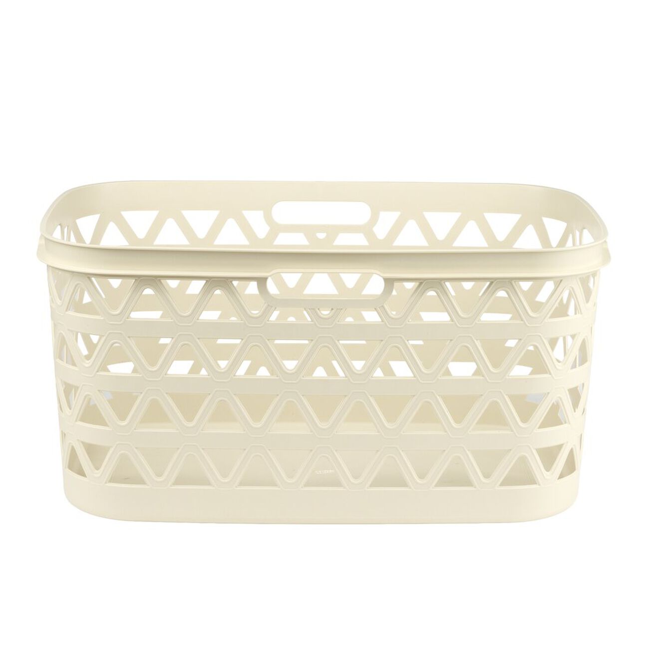 Panière à linge Oceanna plastique blanc 45L | GIFI