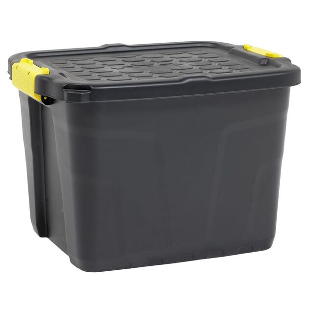 Box de rangement brico noir 42L | GIFI