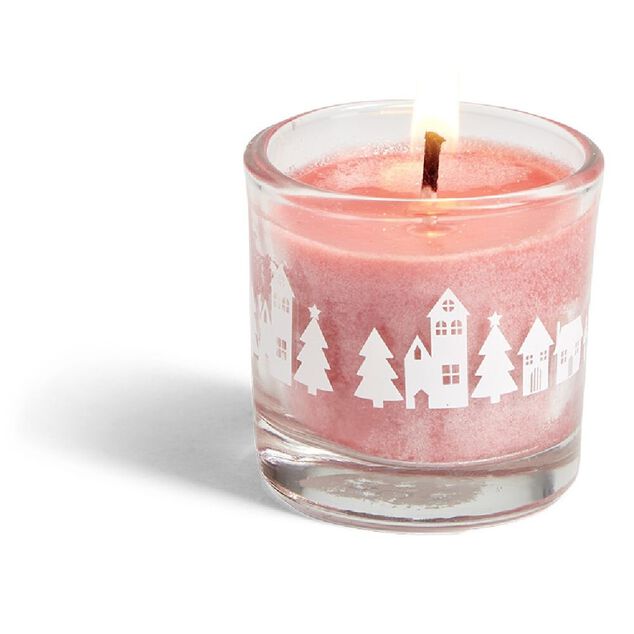 Bougie de table senteur fruits rouges 6H | GIFI