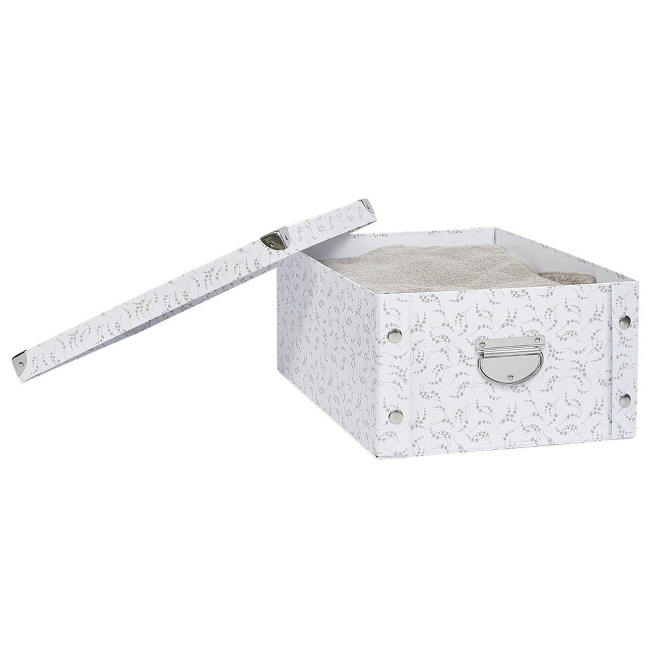 Boîte de rangement en carton - 40x30xH17 cm | GIFI