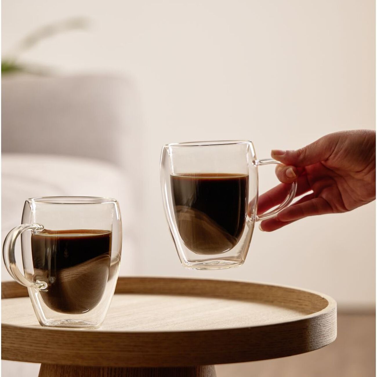 Tasse en verre double paroi 350ml | GIFI