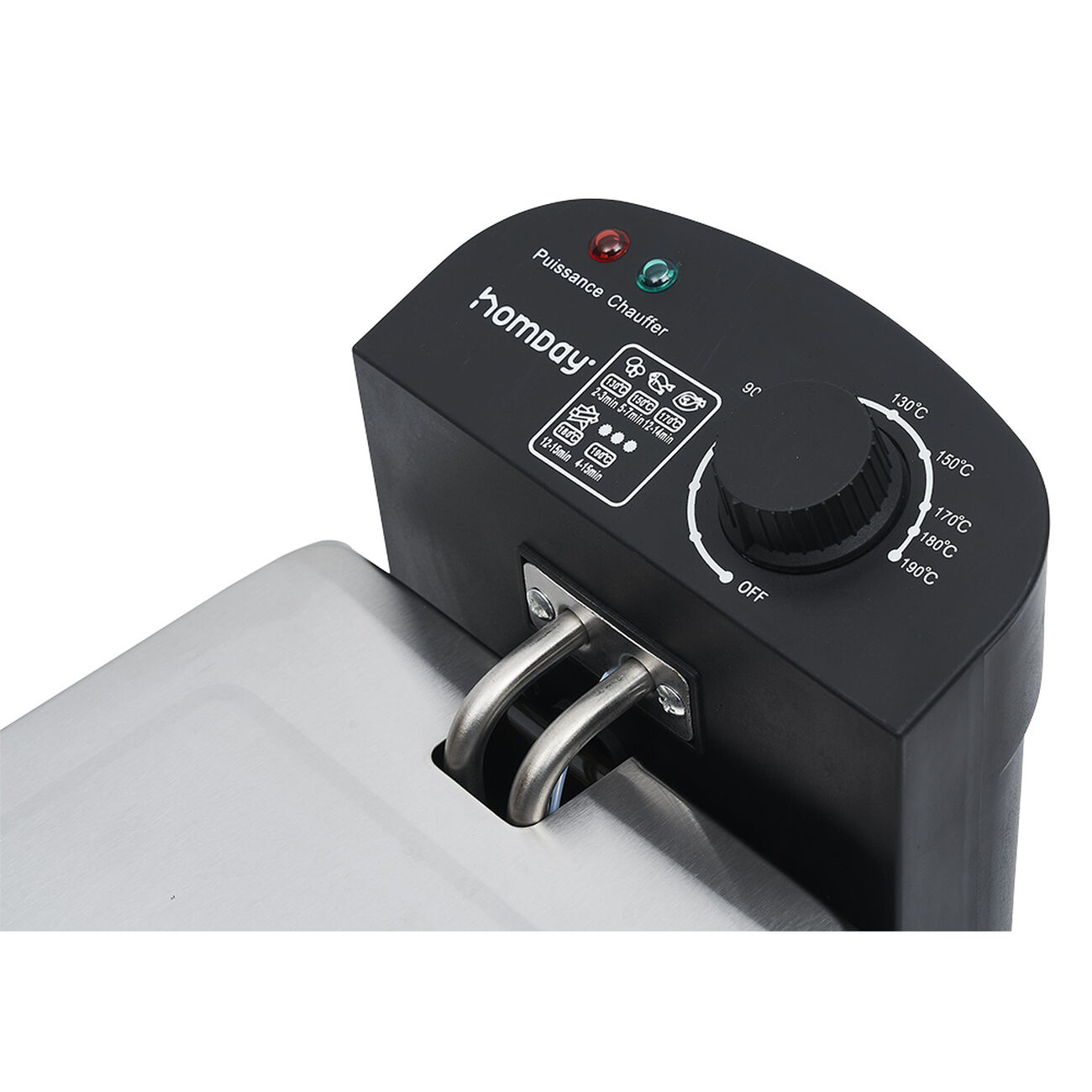 Friteuse électrique Homday en inox 3L 2000W | GIFI