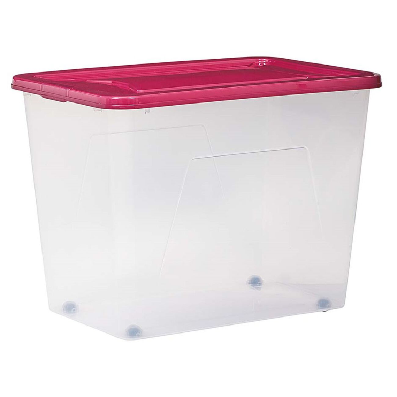 Box de rangement à roulettes plastique 80L (plusieurs modèles) | GIFI