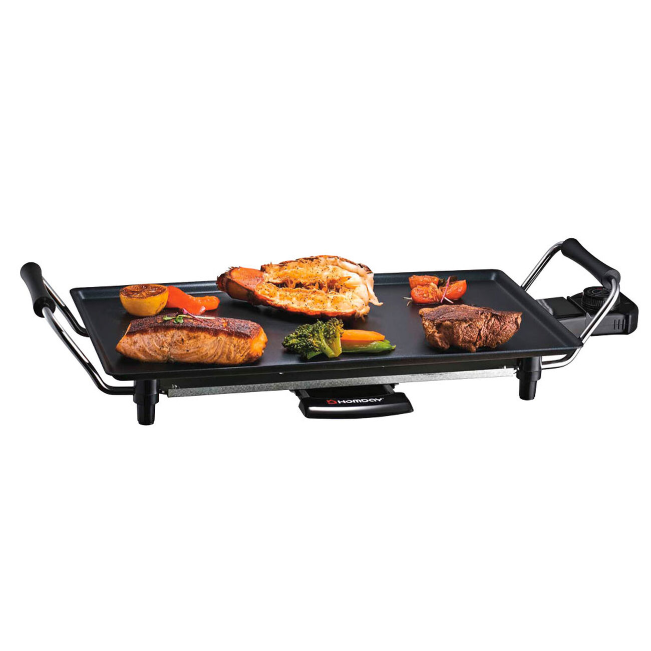 Plancha électrique aluminium Homday 2000W | GIFI