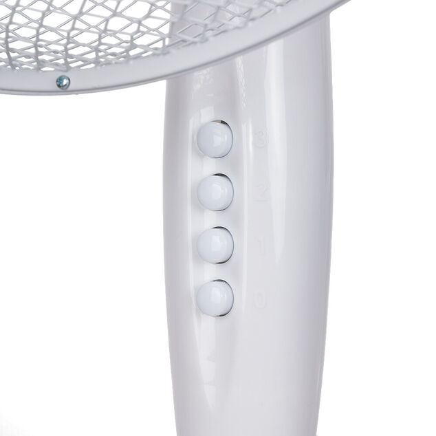 Ventilateur sur pied blanc Homday 45W | GIFI