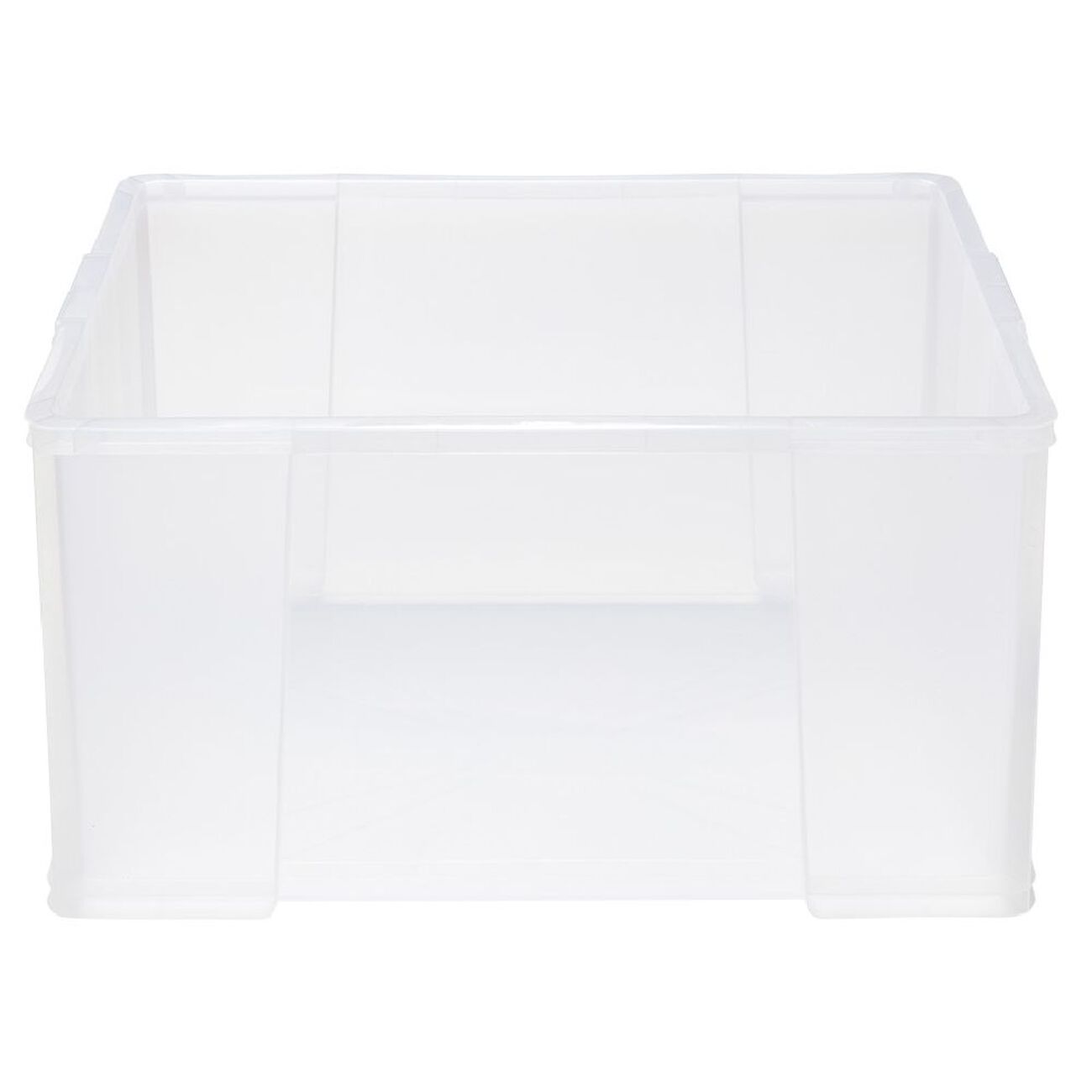 Box de rangement plastique transparent avec couvercle | GIFI