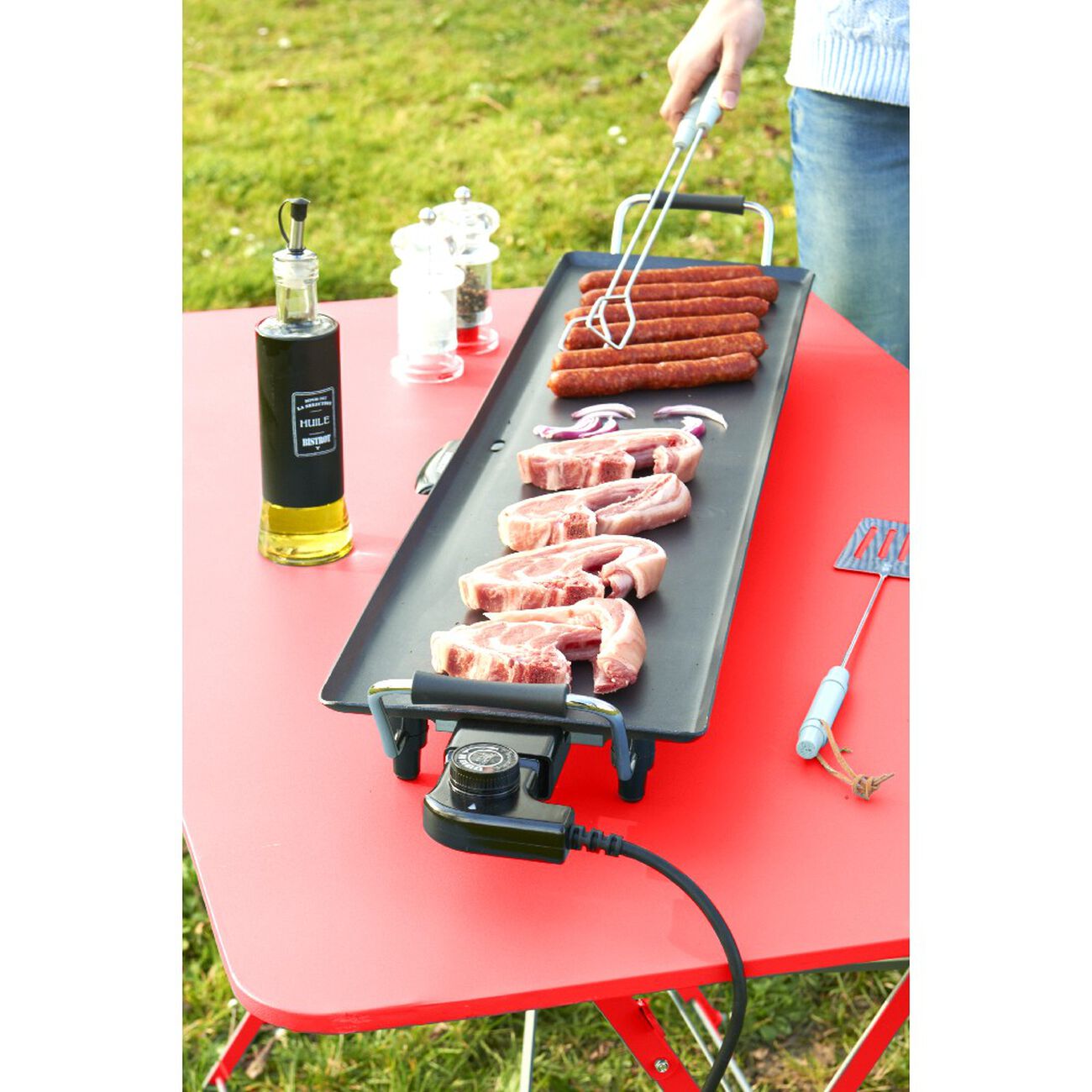 Plancha électrique XL Homday L87cm 1800W | GIFI