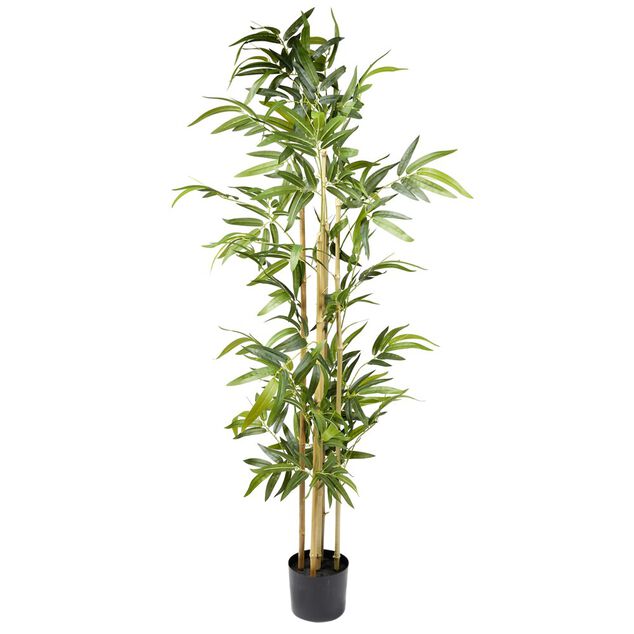 Arbre artificiel bambou dans pot Ø42xH150cm | GIFI