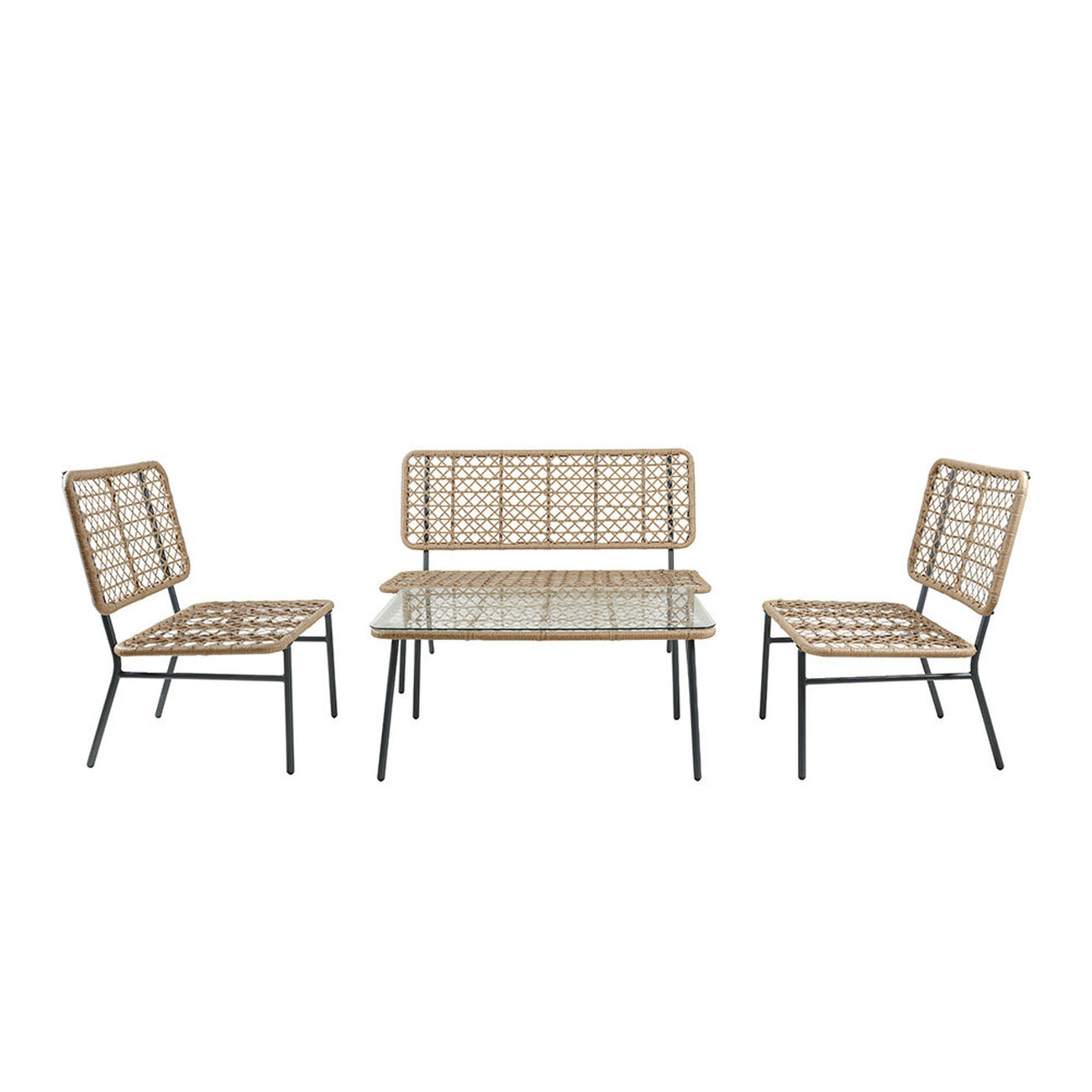 Salon de jardin 4 personnes Bali | GIFI