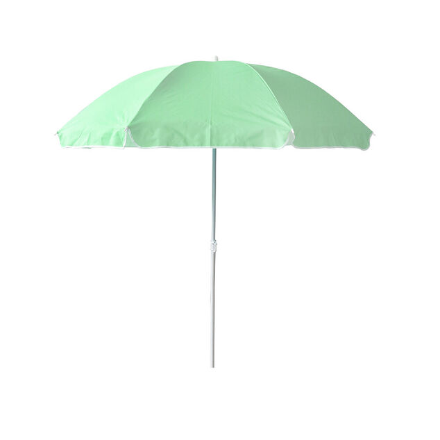 Parasol inclinable Funky vert d'eau Ø160xH.195cm | GIFI