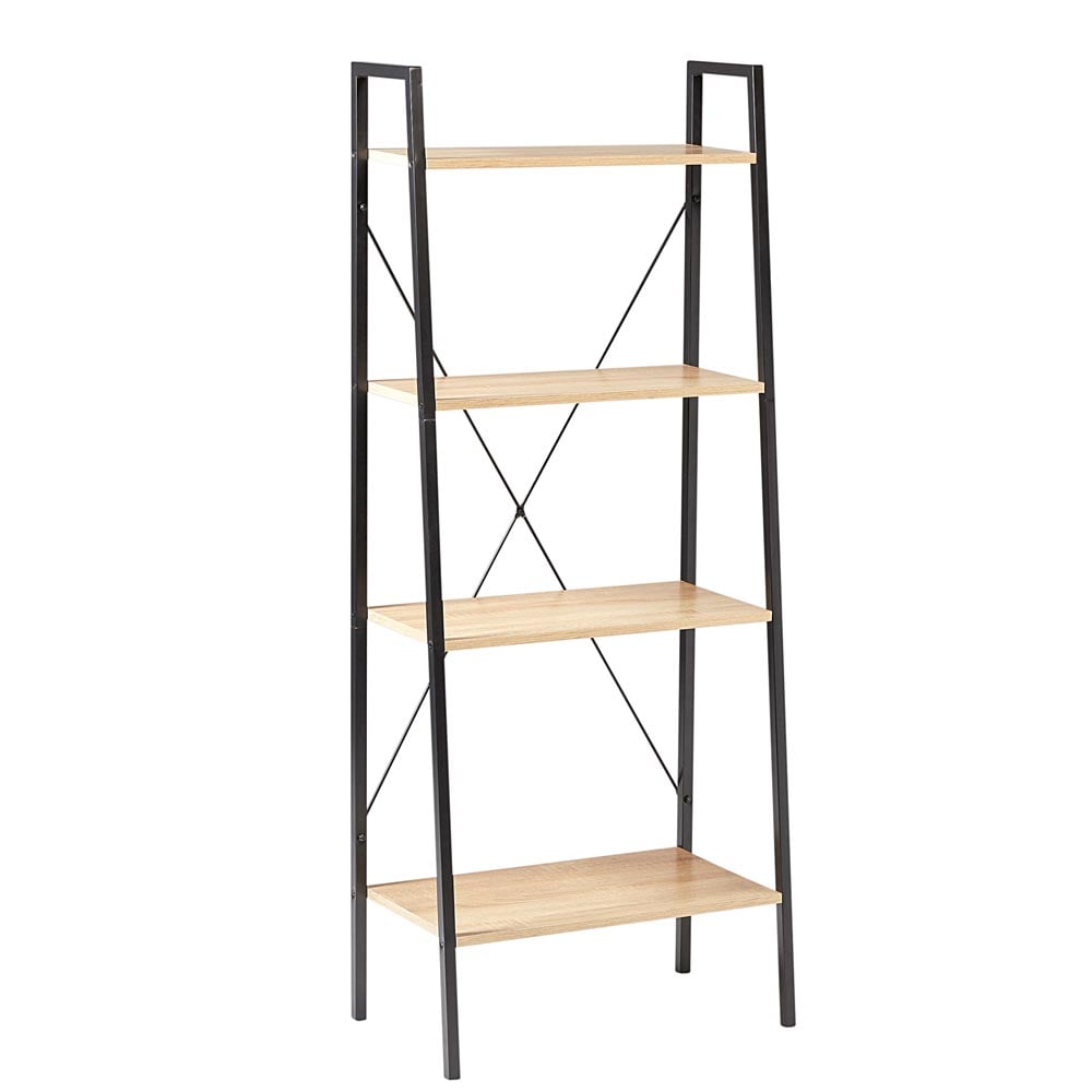 Étagère New York 4 niveaux métal et bois | GIFI