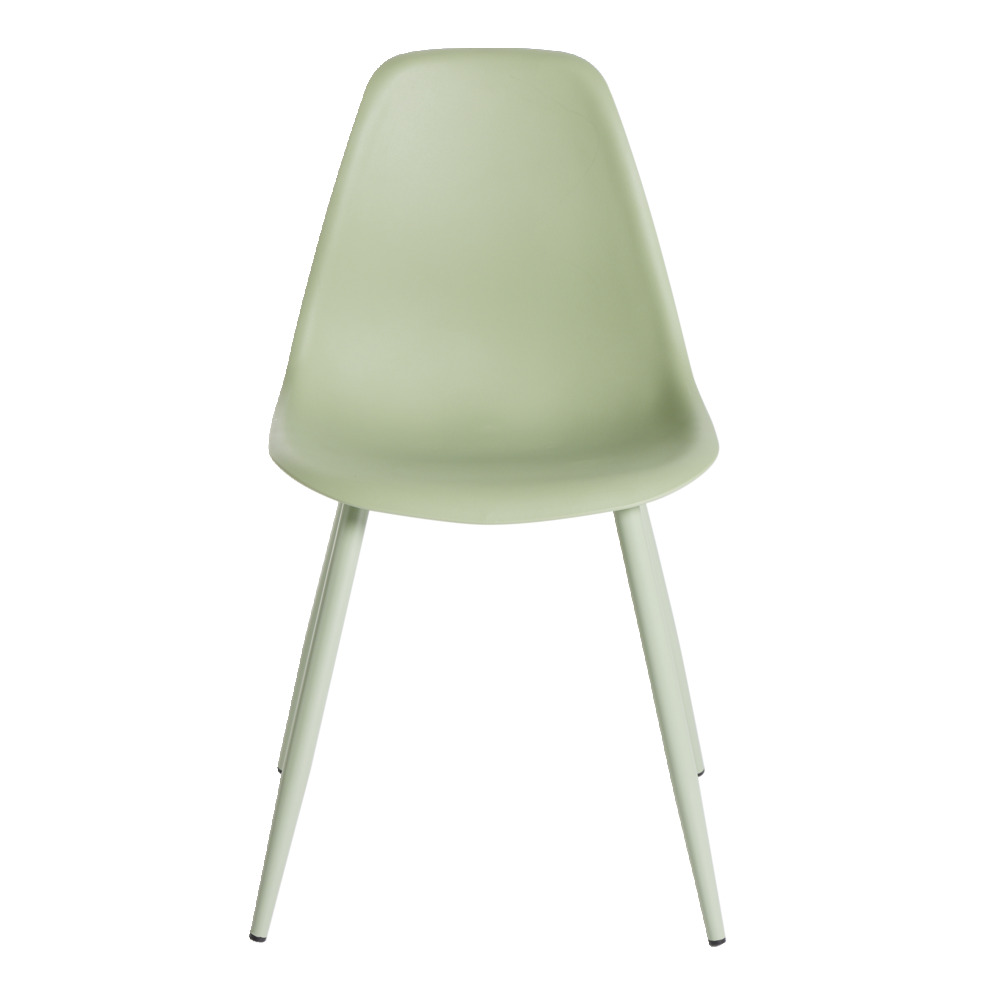 Chaise First métal et plastique vert 42,5xP50xH78,5cm | GIFI