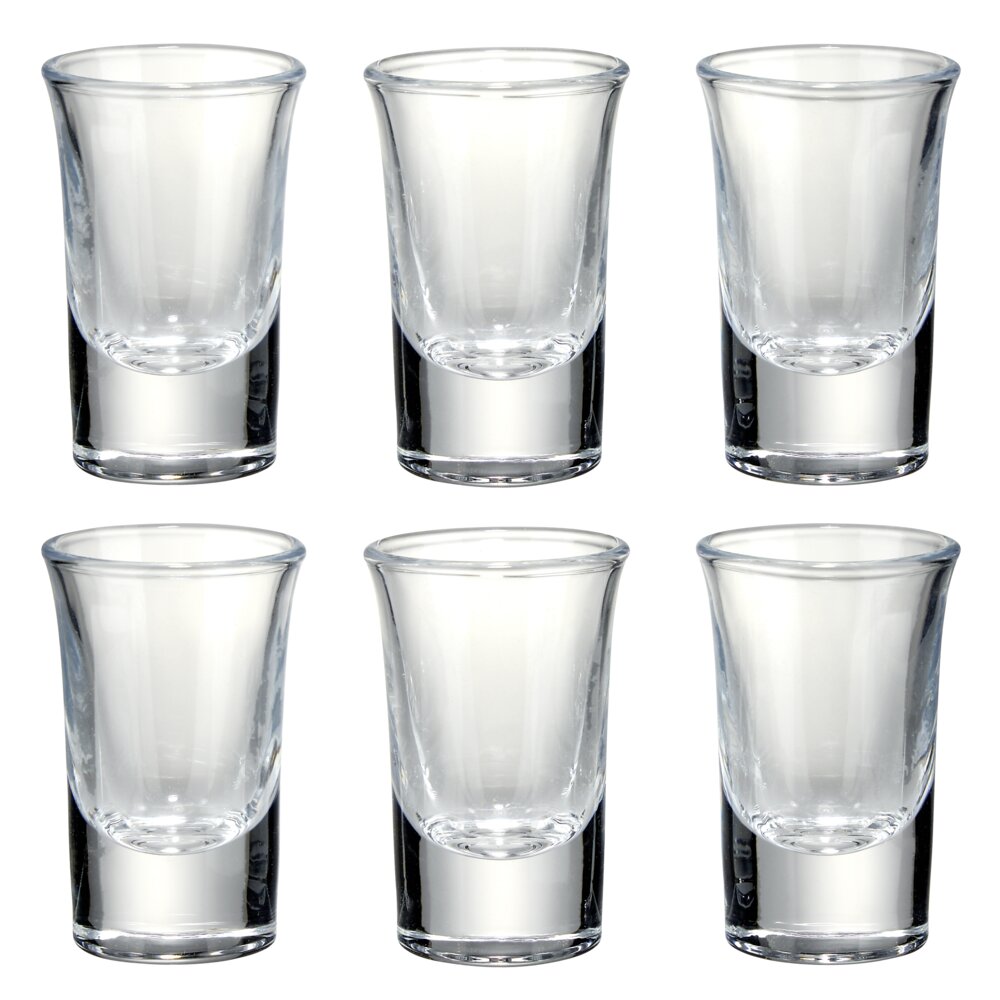 Lot de 6 verres à shooter 35ml H7cm | GIFI