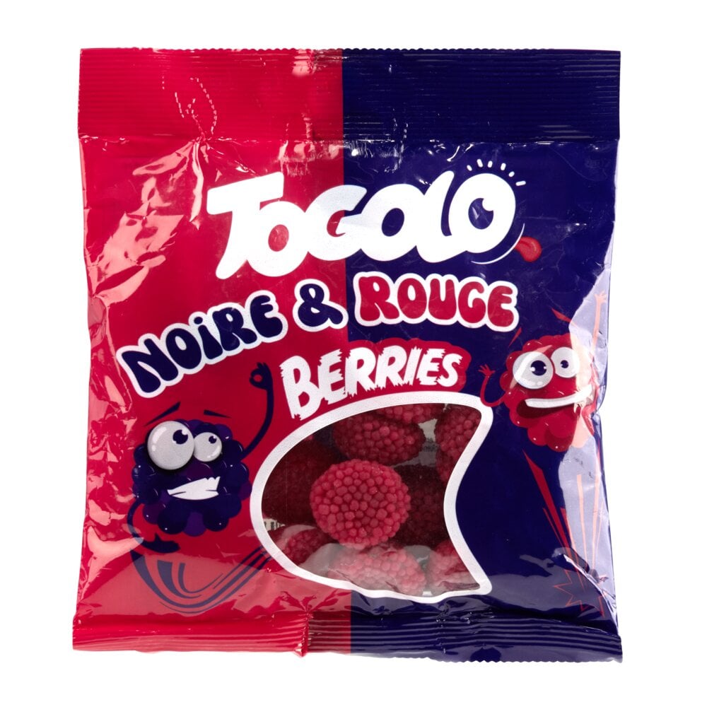 Bonbons mûres rouges et noires Togolo Berries 125gr | GIFI