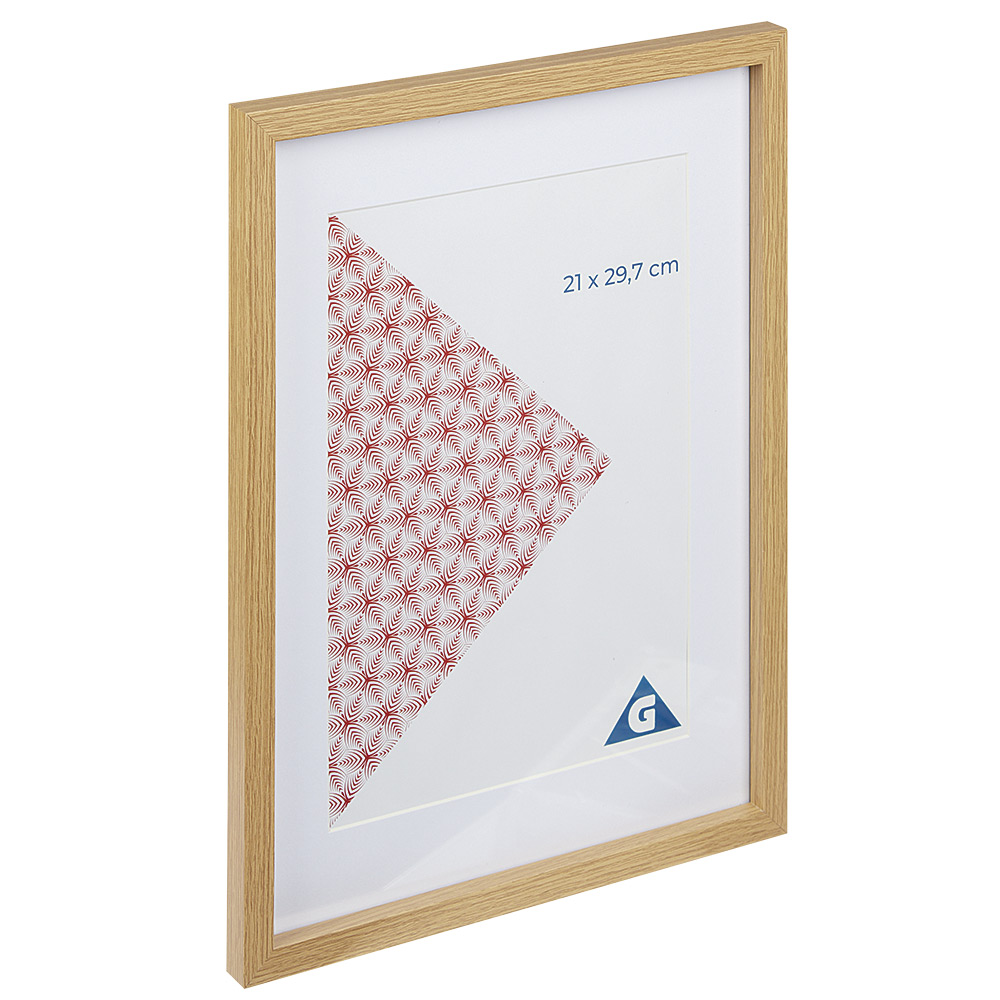 Cadre photo bois clair 30x40cm pour photo 21x29,7cm | GIFI
