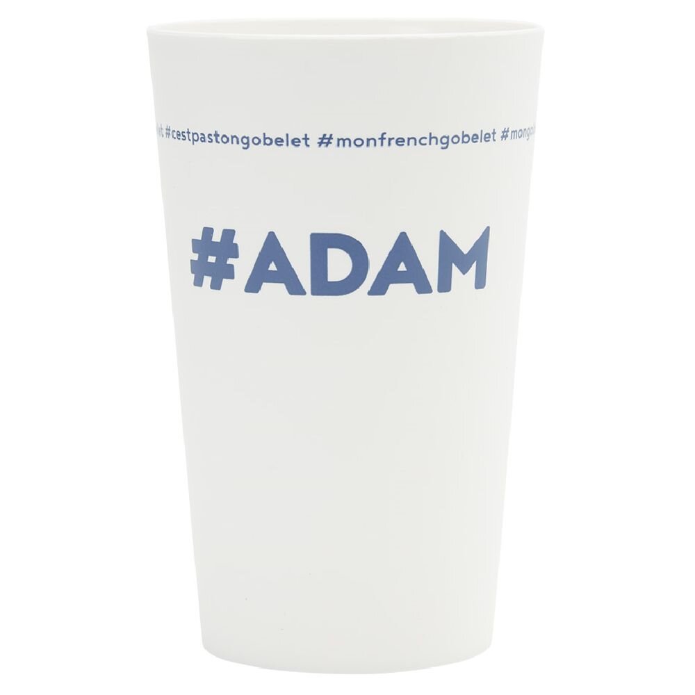 Gobelet plastique prénom #ADAM 33cl | GIFI