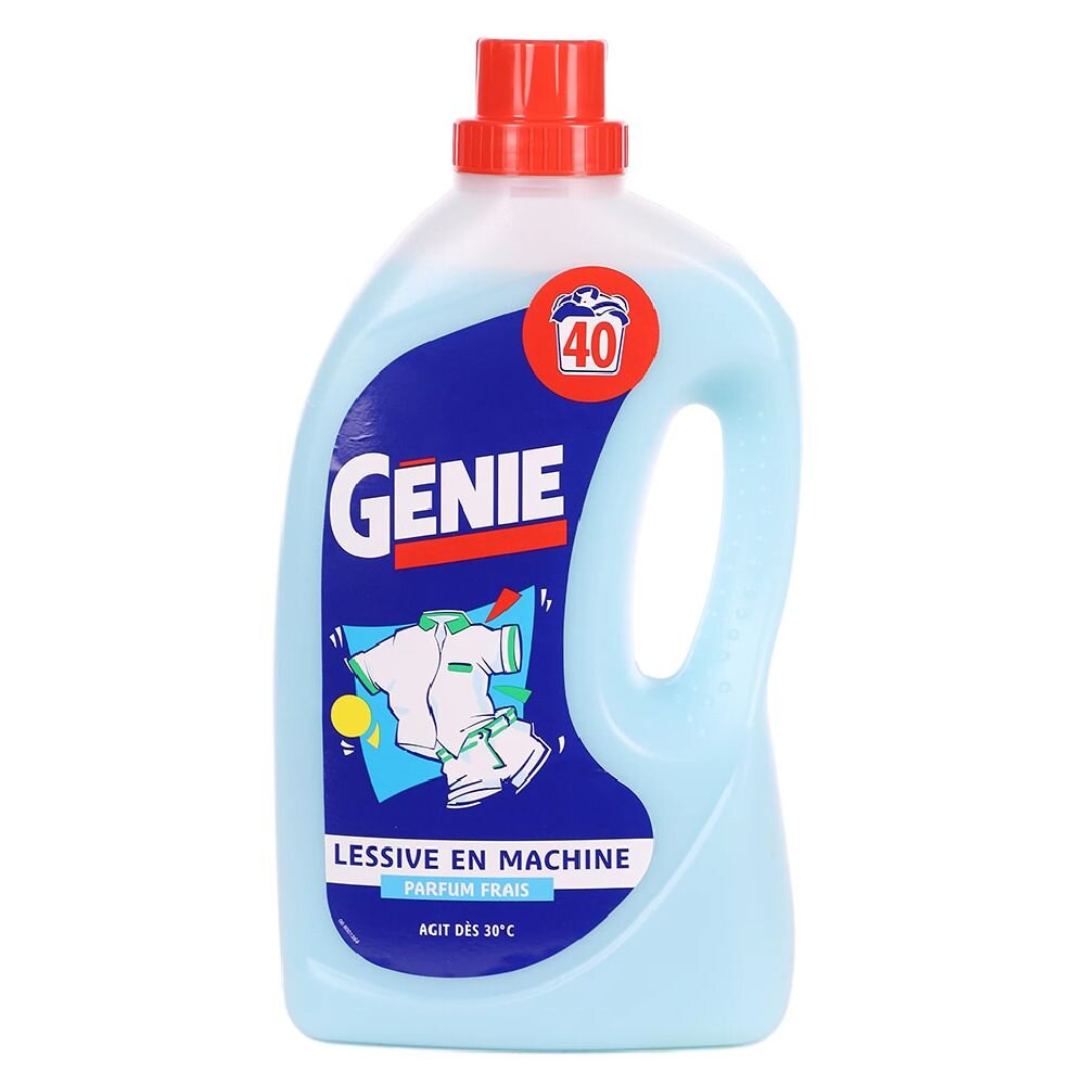 Lessive liquide Génie 2L - 40 lavages | GIFI