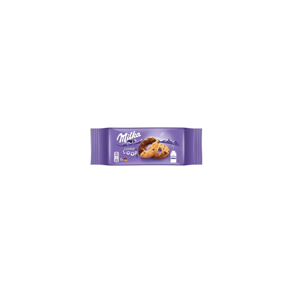 Paquet de 7 gâteaux Milka Cookie Loop chocolat 132gr | GIFI