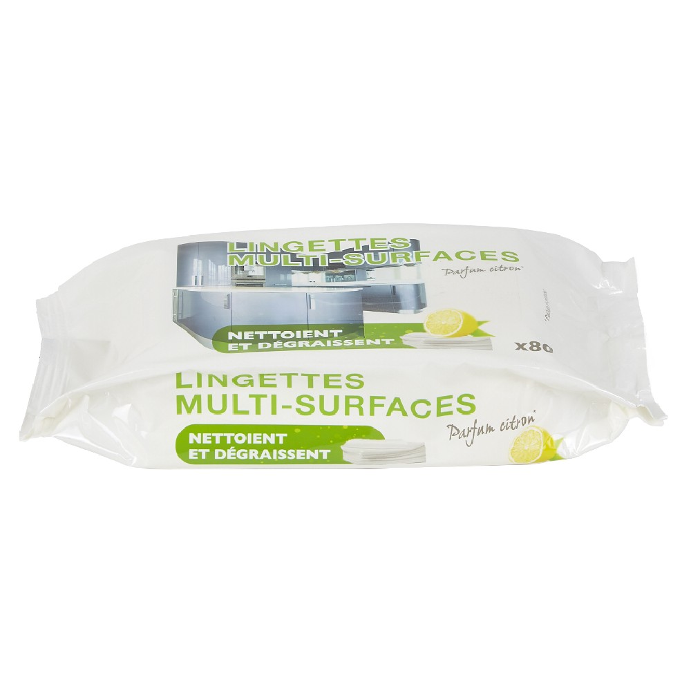 Lingettes nettoyantes multi surface citron | GIFI