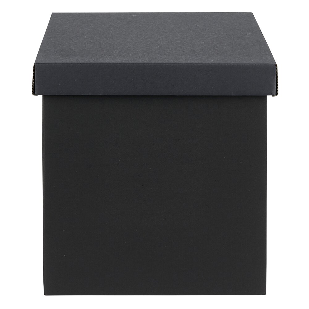 Boîte carton noire ou blanche 27x27xH27cm | GIFI