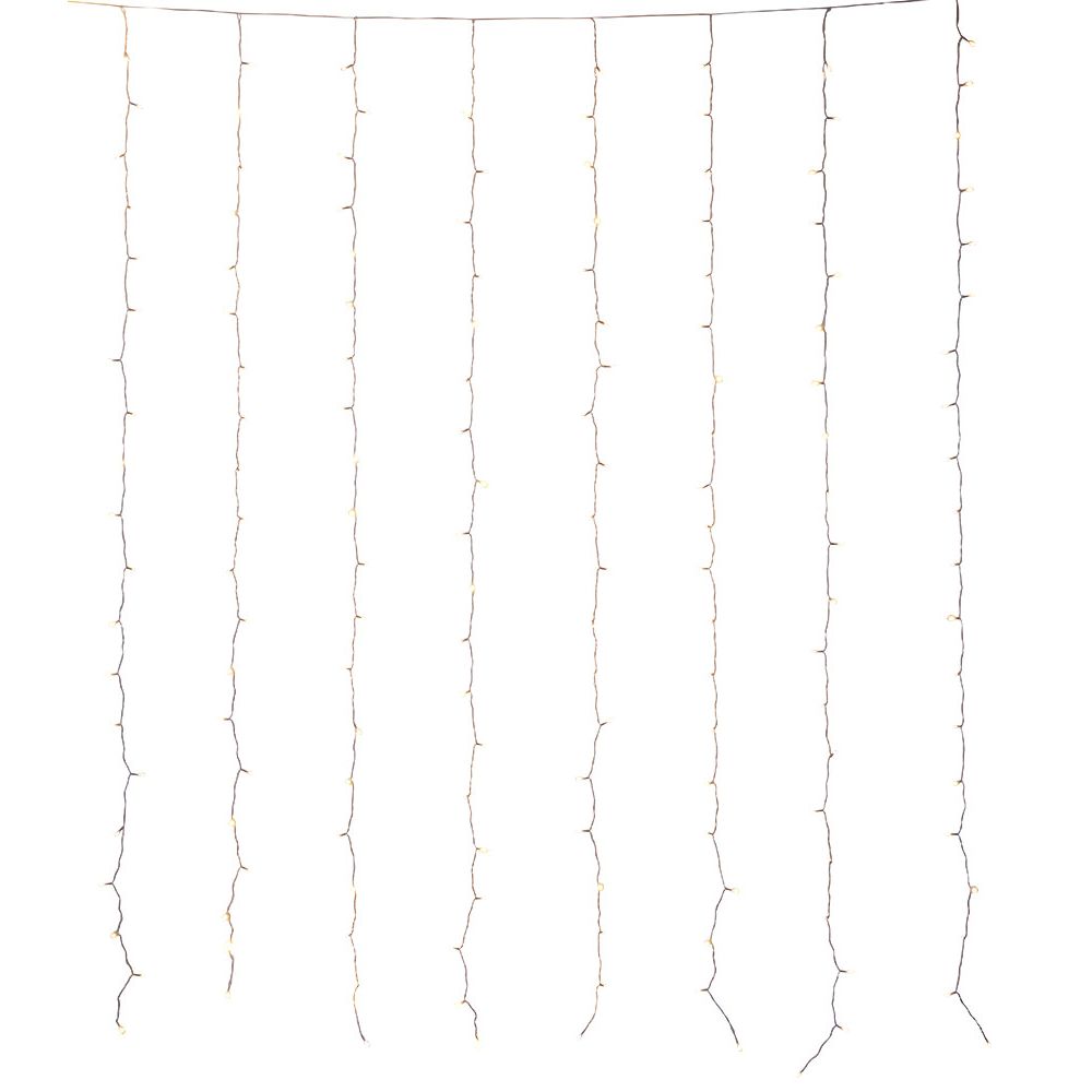 Rideau lumineux 200 LED 8 fonctions L2,5x2,5m | GIFI