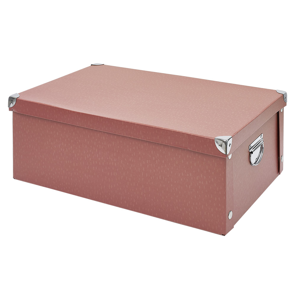 Boîte de rangement en carton - 51x34xH18,5 cm | GIFI