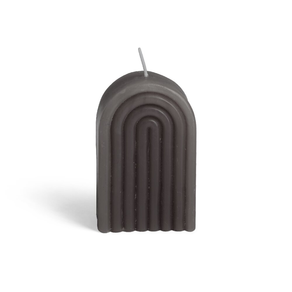 Bougie Bridge noire 6x4xH9cm | GIFI