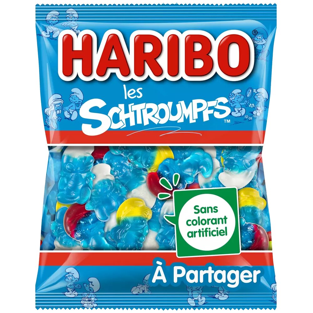 Bonbon Schtroumpfs HARIBO 120gr | GIFI