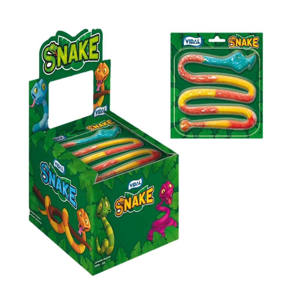 Bonbon serpent géant 1m Vidal Snake Jelly 66gr | GIFI