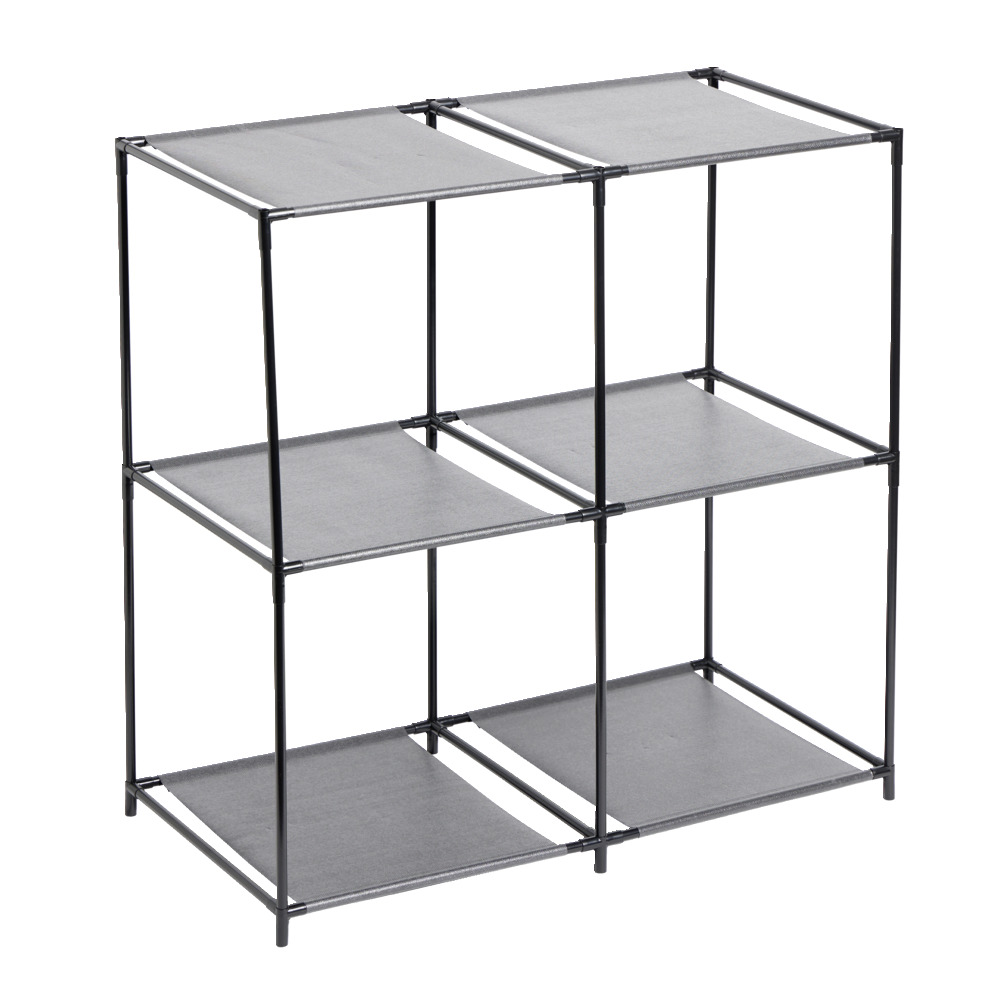 Étagère 3 niveaux 4 compartiments 68x35xH70cm | GIFI