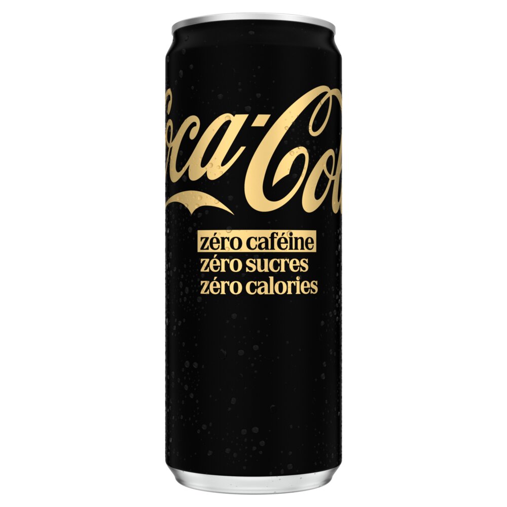 Boisson Coca-Cola ZZZ Zéro caféine Zéro Sucres Zéro Calories canette 33cl | GIFI