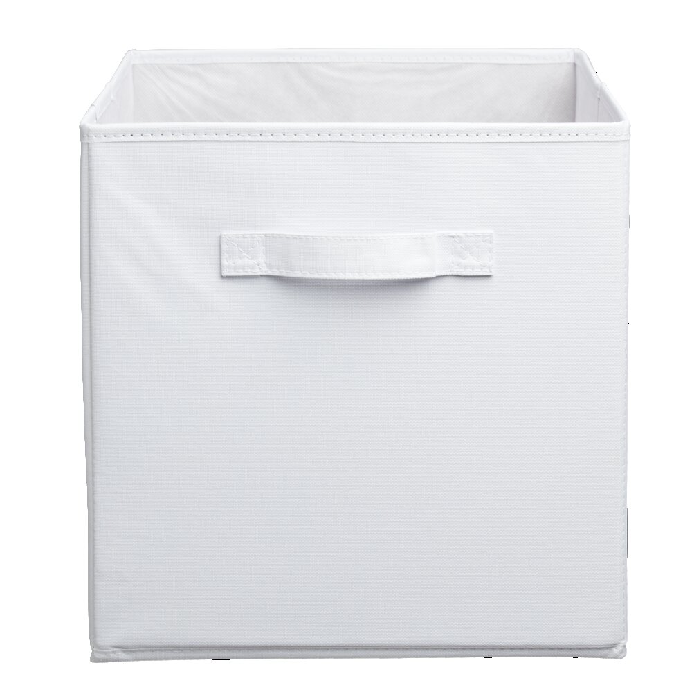 Panière Box Cube 31x31x31cm blanc | GIFI