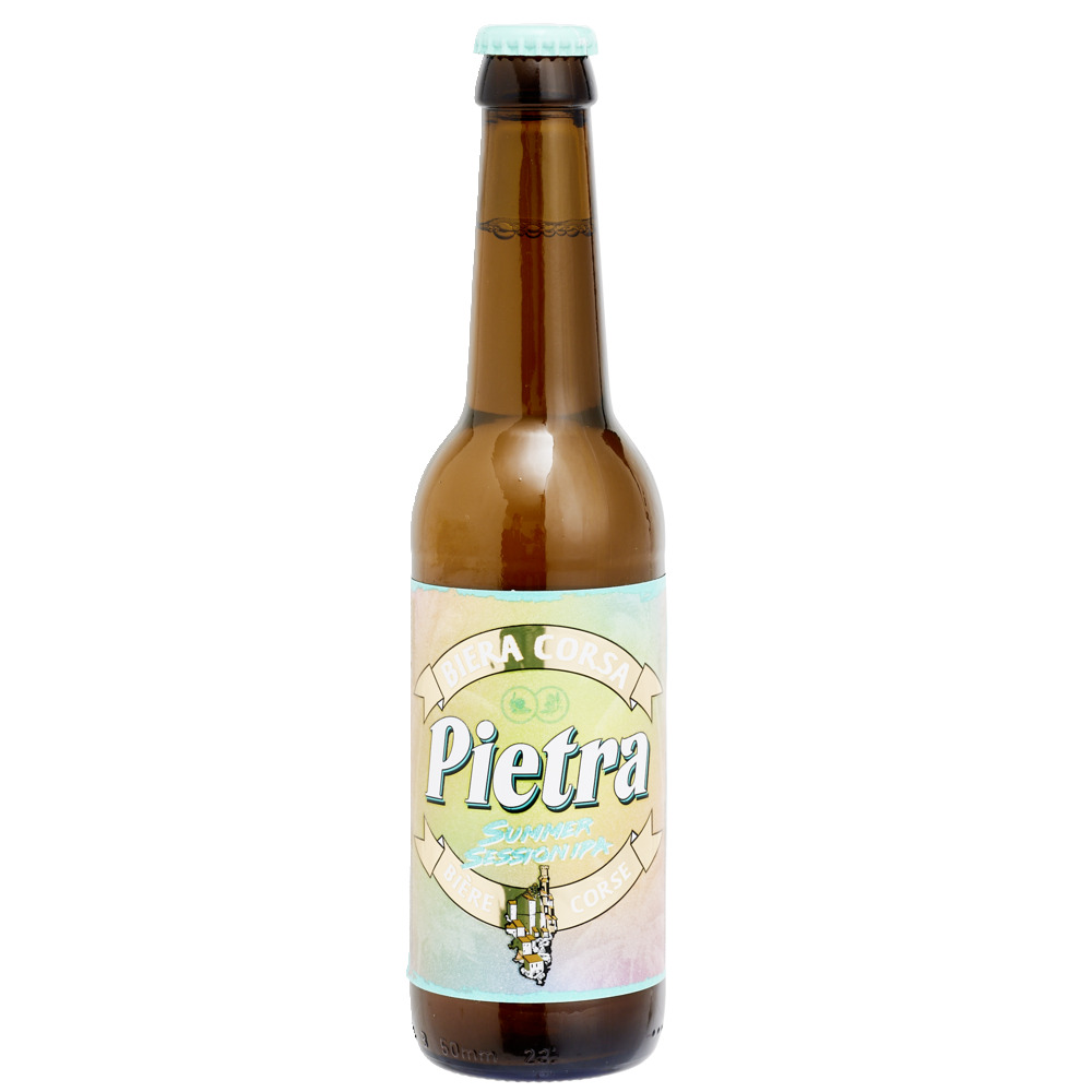 Bière Corse ambrée Pietra IPA Pale Ale 4,5% summer bouteille 33cl | GIFI