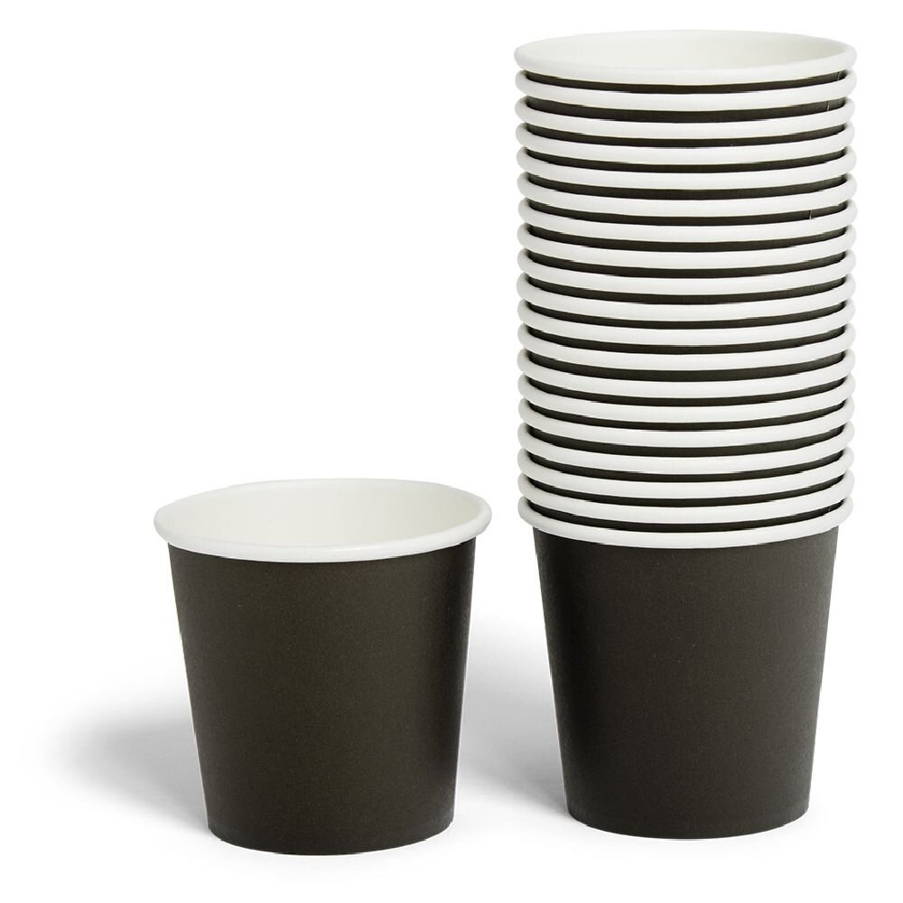 Gobelet en carton 36cl Noir x20 | GIFI
