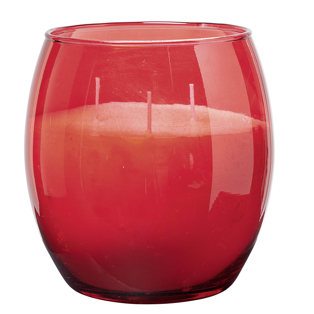 Bougie dans verre senteur Fruits rouges XL | GIFI