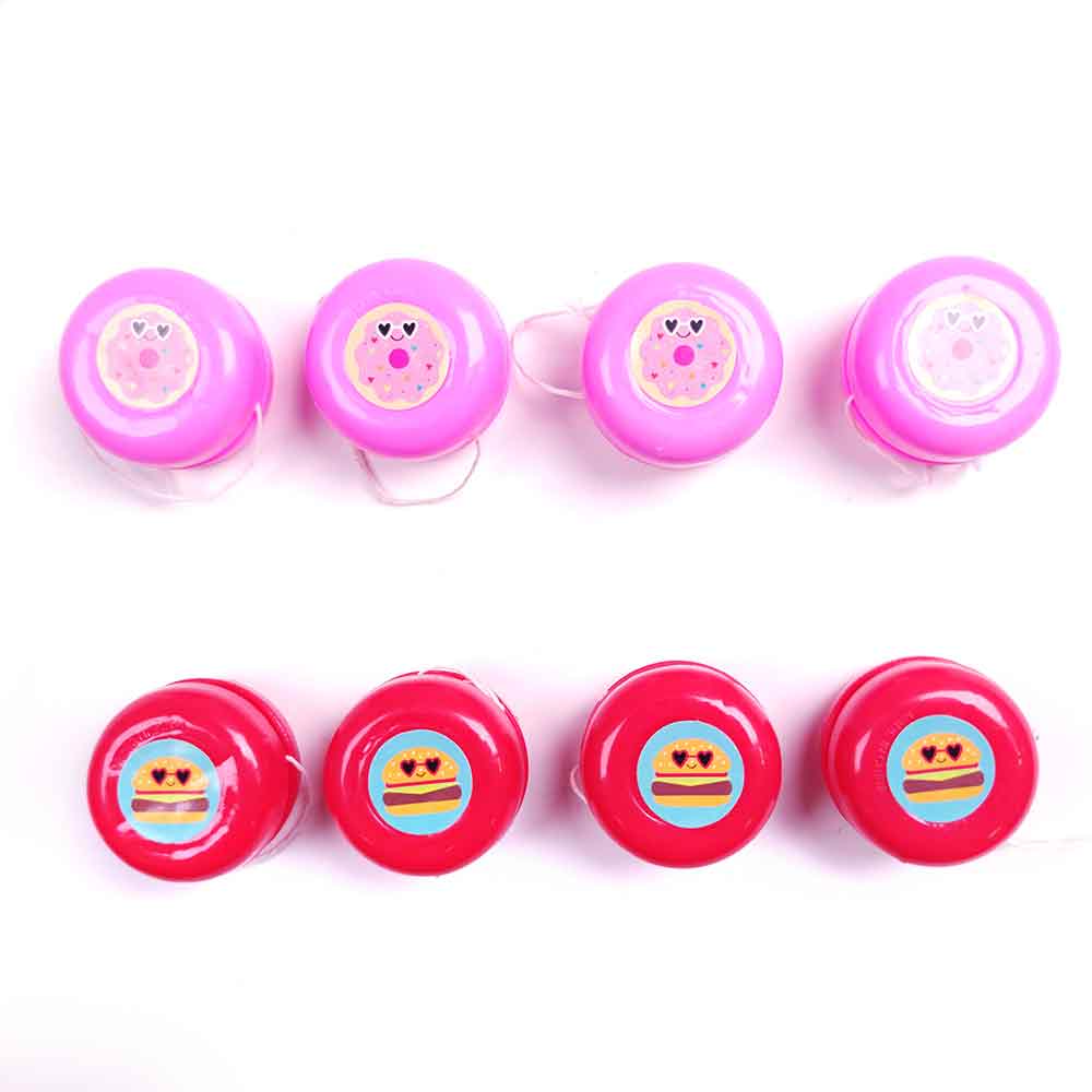 Mini yoyo rose et rouge x8 | GIFI