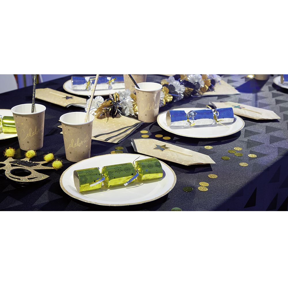 KIt de vaisselle jetable craft inscription Celebrate 6 personnes | GIFI