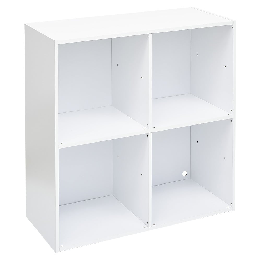 Structure Box Cube 4 cases 70x30x70cm bois blanc | GIFI