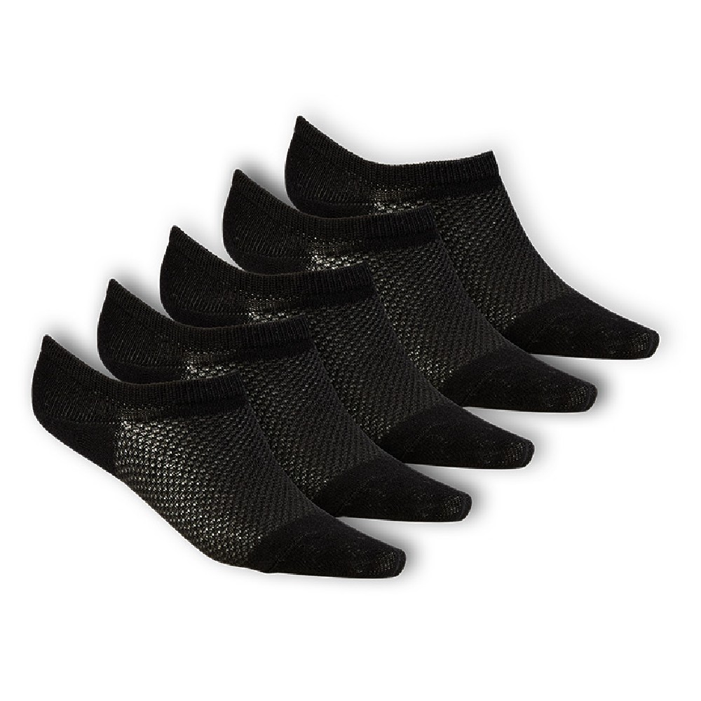 Paires de chaussettes invisible x5 femme noir | GIFI