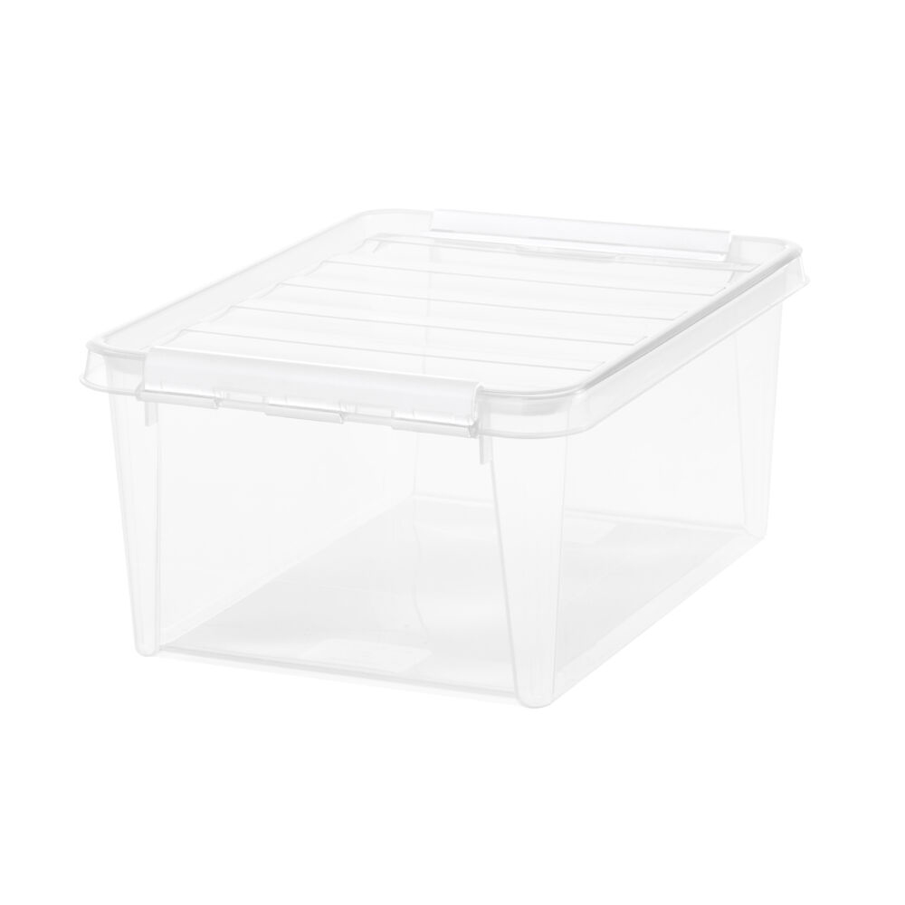 Boîte de rangement plastique transparent 14L | GIFI