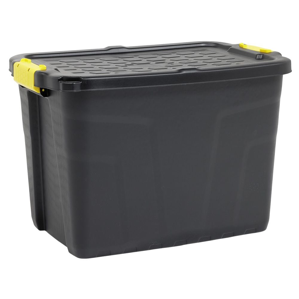 Box de rangement brico noir 60L | GIFI