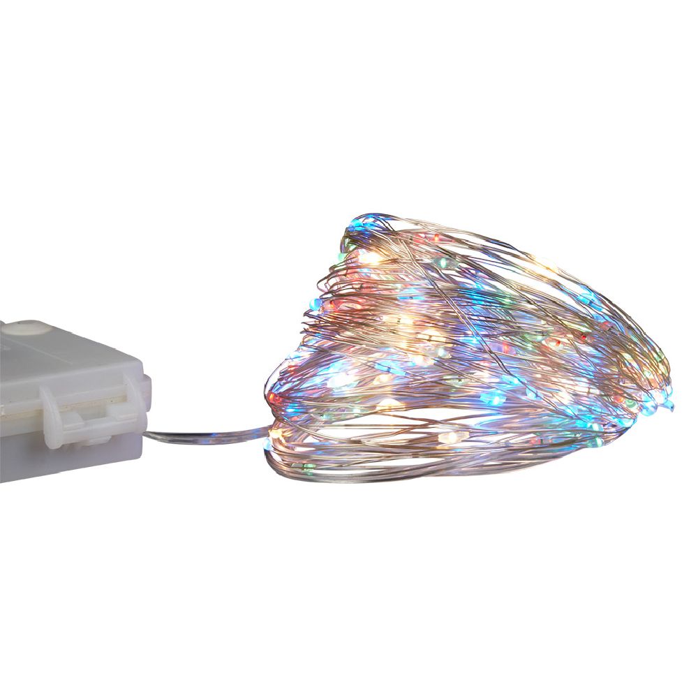 Guirlande électrique cuivre 200 microLED 20m d'éclairage multicolore | GIFI