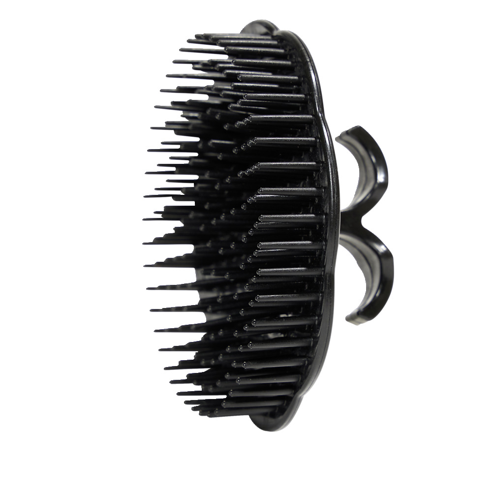 Brosse à cheveux compacte ronde noire Ø8cm | GIFI