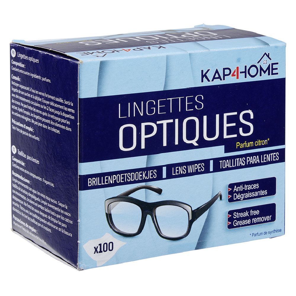 Lingette nettoyante optique cellulose x100 | GIFI